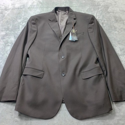 Caravelli Collezione Blazer Jacket Mens Brown Oxford B Italy 46 L ...