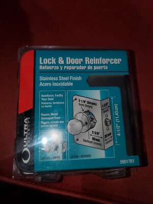 Ultra Security Lock and Door Reinforcer 59017R1 NEW stainless steel 1 3 ...