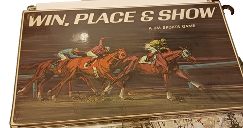 1966 Win, Place & Show Horse Racing Board Game 3M Sports Game | eBay