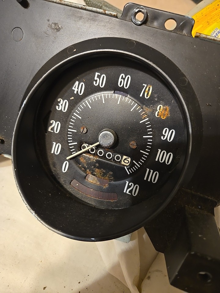 69-72 PONTIAC GTO LEMANS TEMPEST 120MPH SPEEDOMETER GAUGE CLUSTER 0 Mi ...
