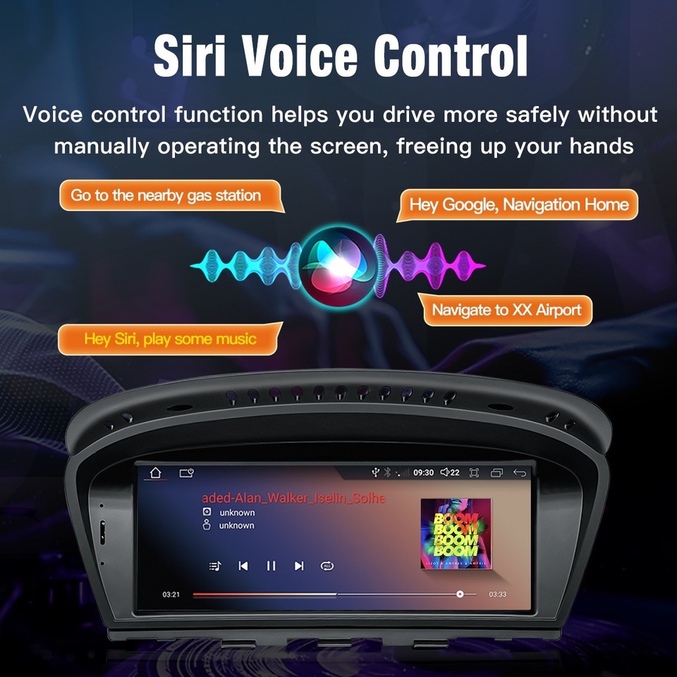 8.8" Auto Display Wireless CarPlay Apple Für BMW CIC 3er E90 E91 5er ...