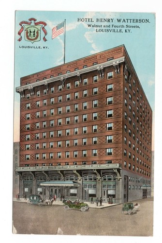 Louisville KY 1917 Henry Watterson Hotel | eBay
