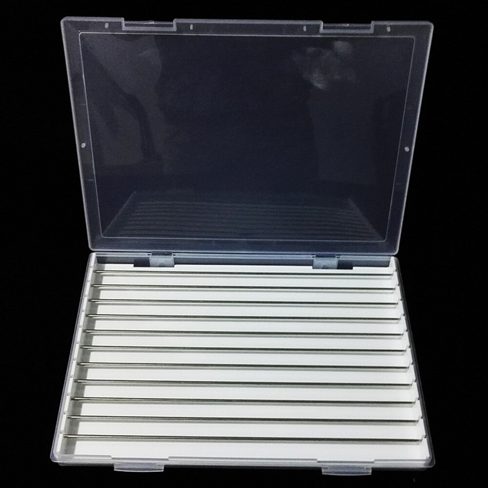 Acrylic Charms Box Bead Display Bracelet Necklace Stand W/ Lid Storage ...