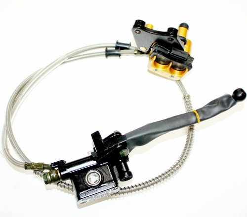 Hydraulic Front Disc Brake Caliper System Pads 90 110cc 125cc PIT PRO ...