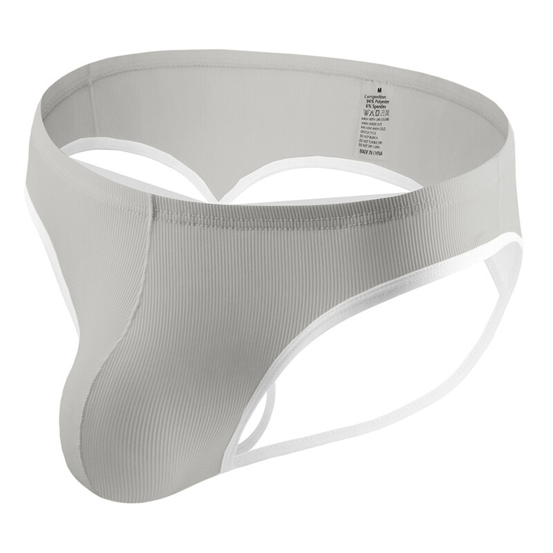 Mens Sexy Jockstrap Open Butt G-string Thongs Bikini Briefs Underpants ...