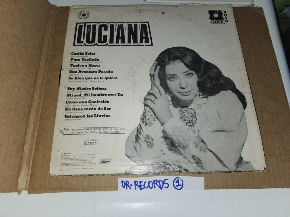 Luciana Lp Original Musica Mexicana Romantica | eBay