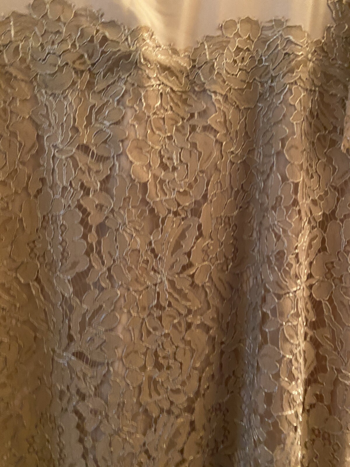 jacques vert dress Uk size 16 Can 14 EU44new Wedding Guest Beige Midi ...