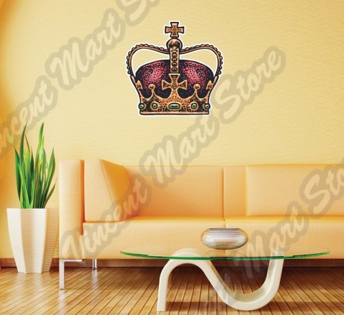 Royal Crown Headgear King Monarch Deity Wall Sticker Room Interior ...