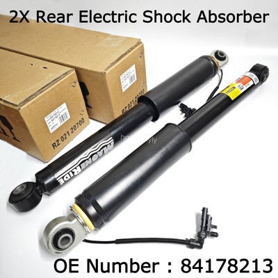 Authenticity 2PC Rear Electric Shock Absorber for 15-18 Chevy Silverado ...