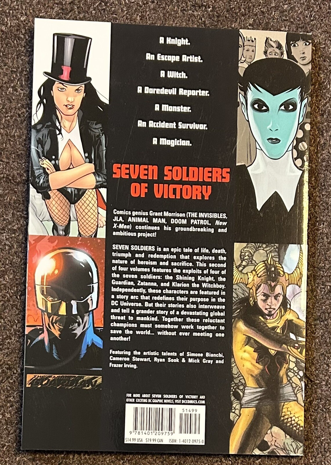 Seven Soldiers Of Victory Volume 2 DC Comics Grant Morrison Trade ...