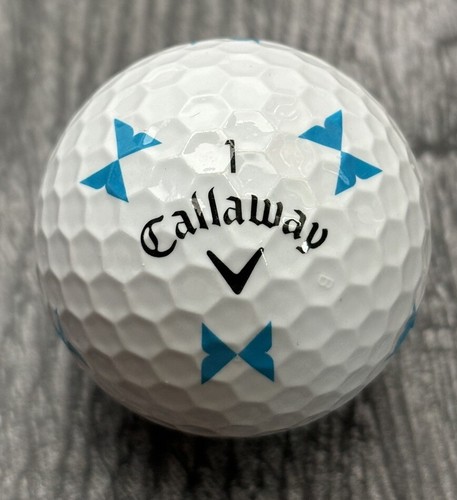 Callaway Chrome Soft Truvis Blue Logo Rare New Golf Ball (1) | eBay
