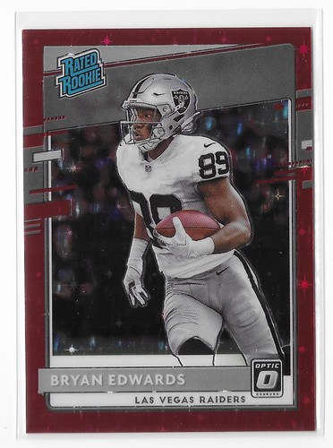 Bryan Edwards 2020 Donruss Optic Red Stars Prizm Rated Rookie #178 SSP ...