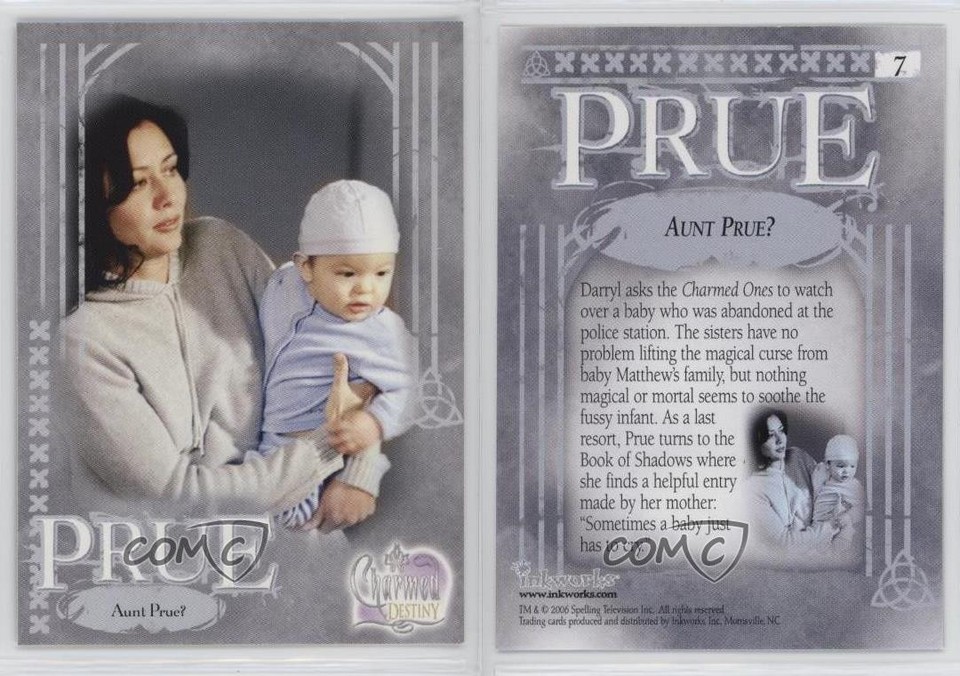 2006 Inkworks Charmed: Destiny Prue Shannen Doherty Aunt Prue? #7 0i5j ...