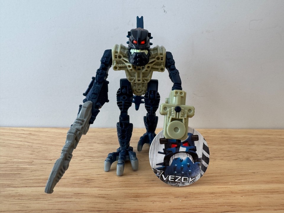 2006 Lego Bionicle Piraka Vezok w/ Disc Action Figure McDonalds Happy ...