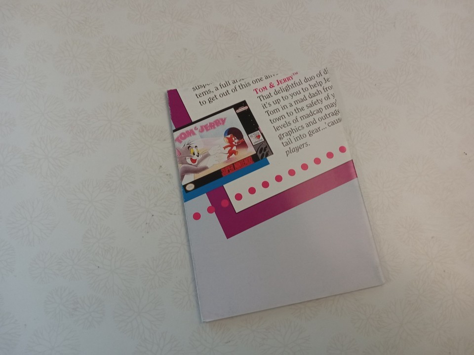 SNES High Tech Expressions Poster Insert Only Free Shipping!! | eBay UK