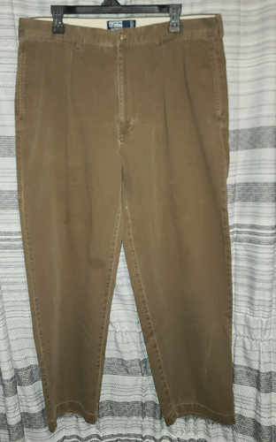 Polo by Ralph Lauren Men's Brown Classic Chino Andrew Pants Size 38X30 ...