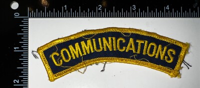 VINTAGE OBSOLETE UNKNOWN STATE Communications Police Patch | eBay