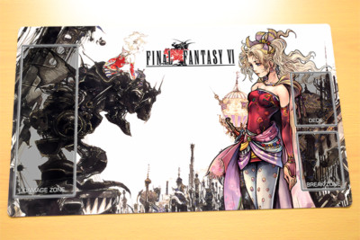 No.667# Final Fantasy TCG Custom Playmat Terra Magiteck Armor FF Card ...
