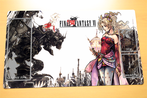 No.667# Final Fantasy TCG Custom Playmat Terra Magiteck Armor FF Card ...