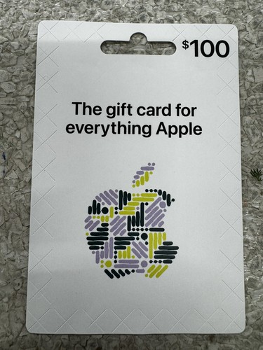 Apple 100 USD Gift Card, Physical Card, FAST Shipping delivery only NOT ...