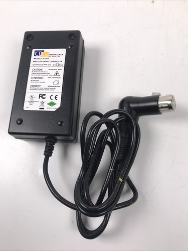 12V 5A NEW AC Adapter For CD Coming Data Model CP1250 MING DATA Power ...
