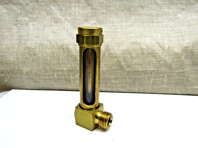 Lube Devices Inc 2-1/2" Level Gauge Sight Guage Brass + Glass | eBay