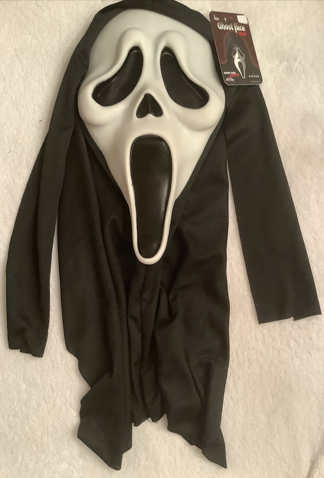 New Scream Ghost Face Mask Officially Licensed Fun World Ghostface Stab ...