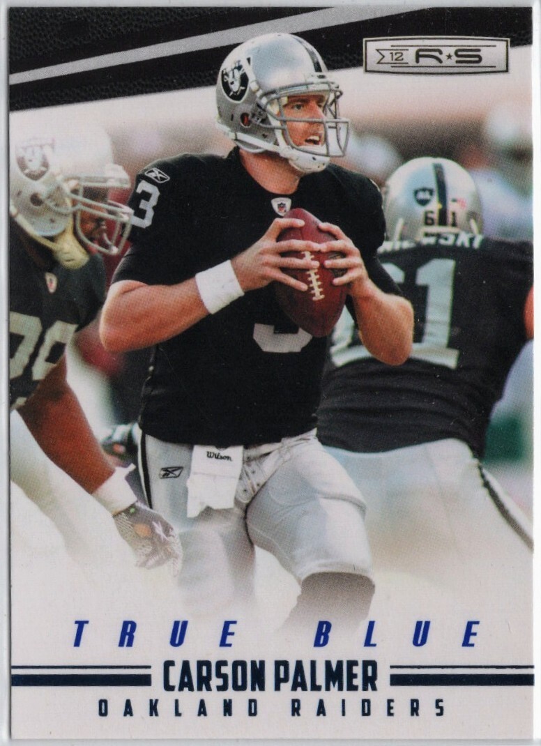 2012 Panini Rookies & Stars True Blue Carson Palmer Insert Card #104 | eBay