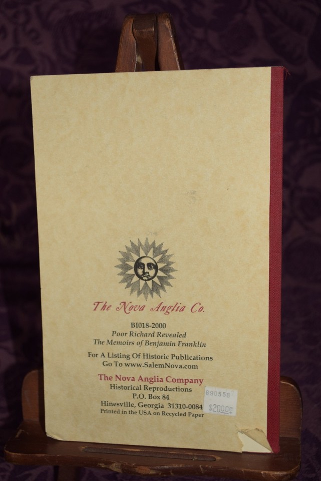 Poor Richard Revealed Memoirs of Benjamin Franklin Nova Anglia Co ...