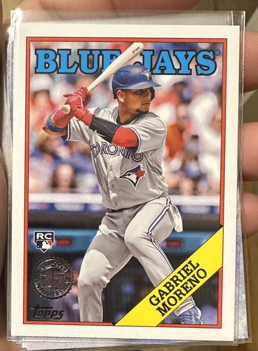 2023 Topps T88-14 Gabriel Moreno RC 35th Anniversary Retro Blue Jays ...