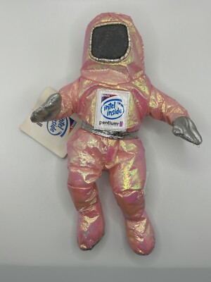 Vintage Intel Pentium II Pink Metallic Astronaut 8" Doll | eBay