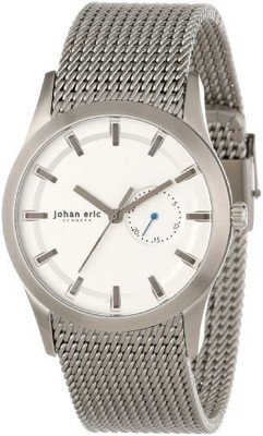 Johan Eric Men's JE1300-04-001 Agersø Stainless Steel White Date Quartz ...