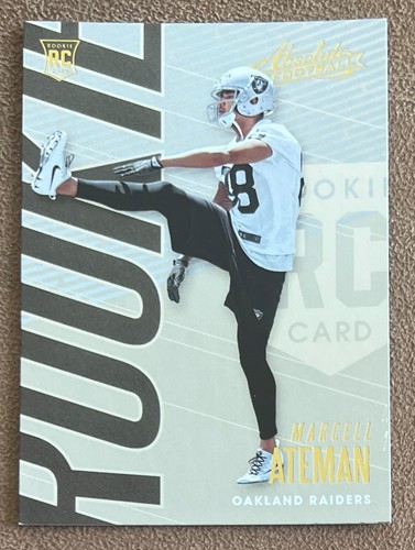 Marcell Ateman 2018 Panini Absolute Rookie #148 Oakland Raiders ...
