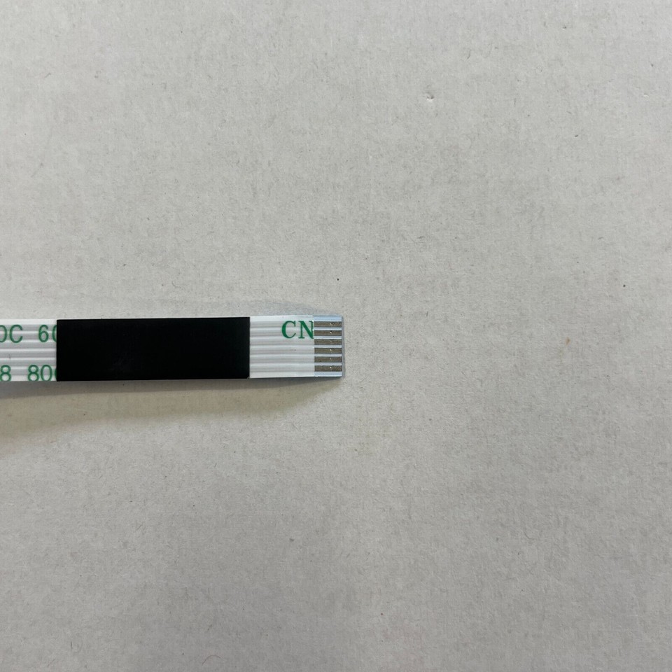 Genuine AWM 20798 115mm x 7mm 6 Pin Ribbon Cable E308724 Satellite S50T ...