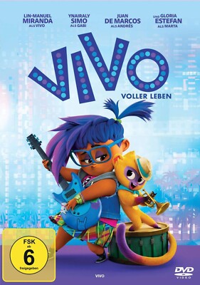 VIVO *2012 / Animated Cartoon / Lin-Manuel Miranda* NEW Region 2 DVD ...