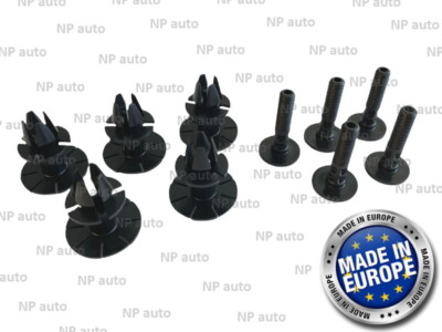 5X BMW SIDE SKIRT SILL MOULDING TRIM PLASTIC CLIPS PIN FASTENER ...