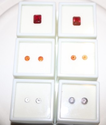 Lot of 10 Loose unmounted Gemstones Ruby Sapphire Zircon Zandrite | eBay