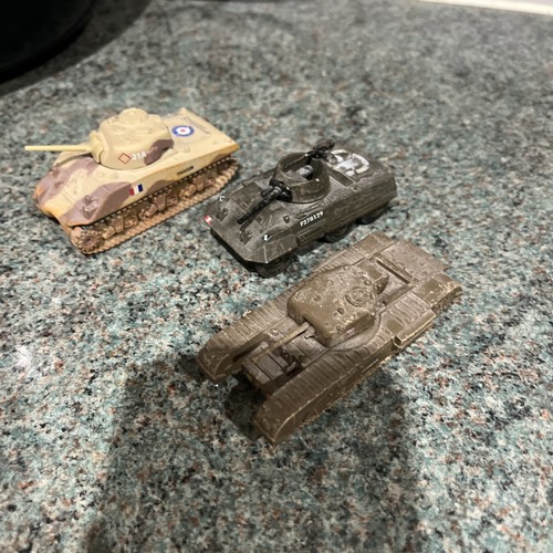 Corgi 3x Tank Bundle El Alamein Sherman, M8 Greyhound And D Day Sword ...