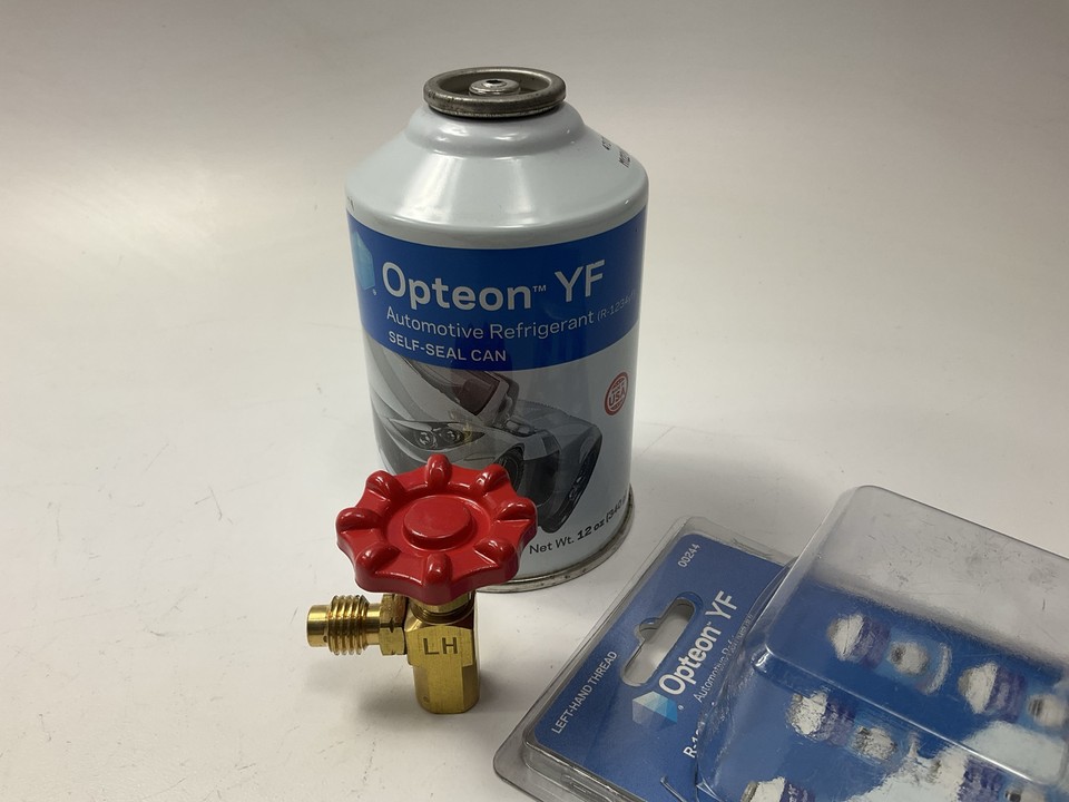 NEW Chemours Opteon YF, R-1234yf A/C Refrigerant 12 Oz Can + Pierce Top ...