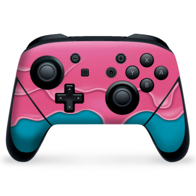 Nintendo Switch Pro Controller Skin Decal Vinyl Wrap - Dripping Ice ...