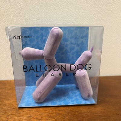 NiB Balloon Dog Eraser, Purple | eBay