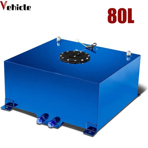 20 Gallon Aluminum Polished Race Drift Fuel Cell Tank Level+Sender ...