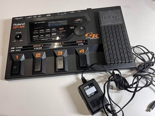 Roland GR-33 Guitar Synthesizer Multi-Effects Pedal Operation verified ...