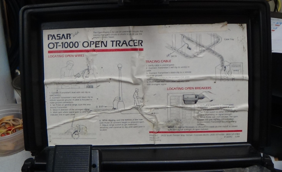 Pasar Amprobe OT1000 Open Tracer with Case | eBay