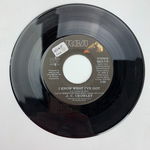 J.C. Crowley Living For The Fire / I Know What I Got Record 45 RPM ...