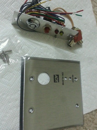 ADT REMOTE KEYSWITCH D.G MODEL 487320 ALARM CONTROLS | eBay