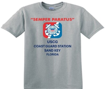 COAST GUARD STATION SAND KEY* FLORIDA*SHIRTS.USCG OFFICIALLY LICENSED ...