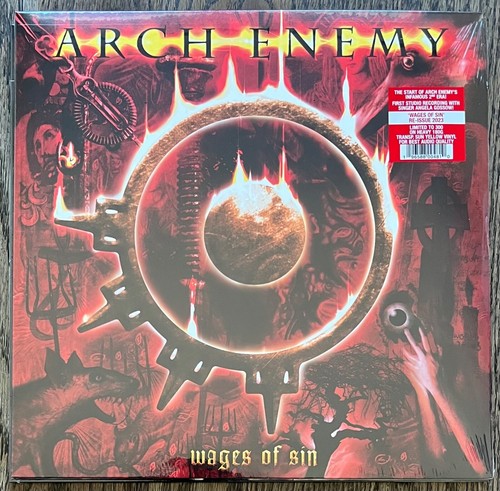 Arch Enemy - Wages Of Sin LP Yellow 2023 Ltd. 300 [Century Media ...