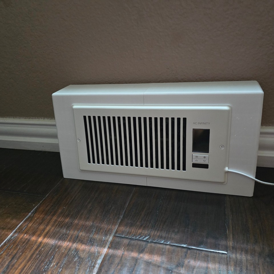 Smart Vent / Booster Fan Adapter for Baseboard Diffusers | Optimize ...