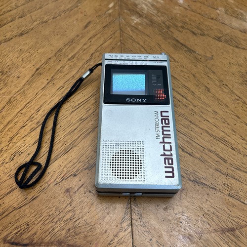 Vintage Sony Watchman FD-30A AM/FM Stereo Mini TV. NICE WORKING ...